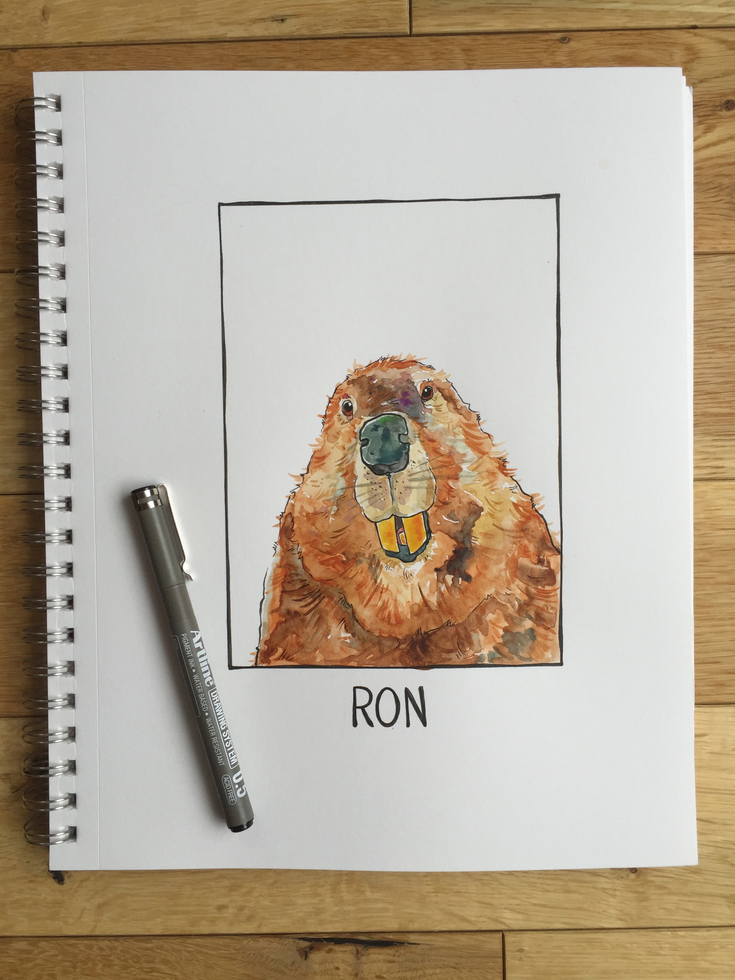 Animal Portrait #16 – RON | The Art of Dad