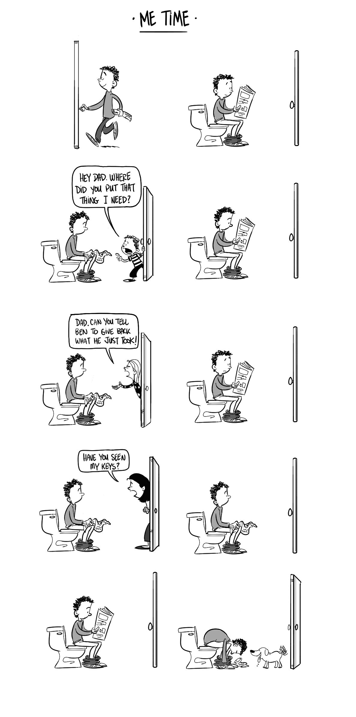 Me time… Interrupted. | The Art of Dad